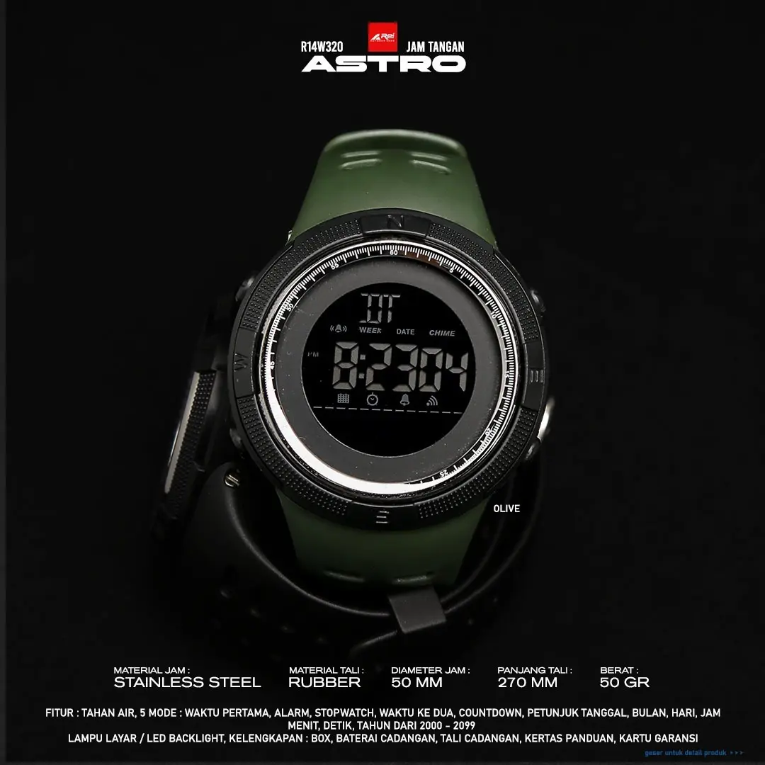 Jam Tangan Digital Pria Astro New Arei Outdoorgear – Arei Outdoor Gear